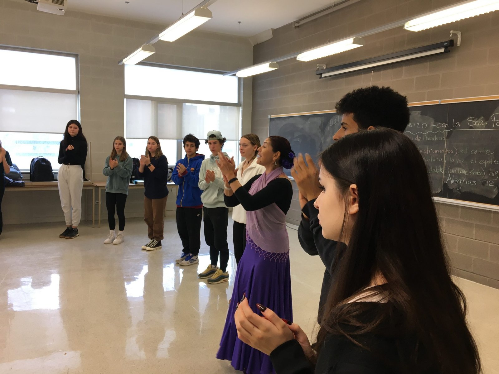 Spanish Flamenco Dance Class – North Toronto Collegiate Institute